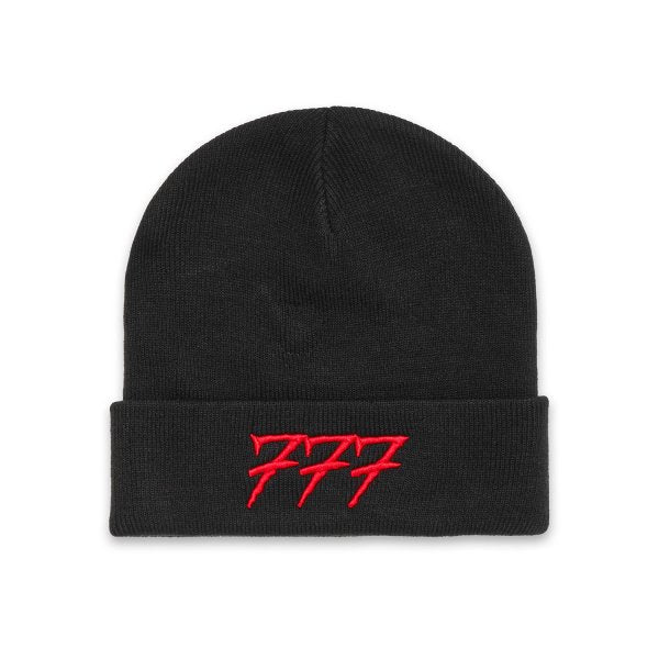 Tony Effe Cappello lana TRIPLOSETTE 777 nero | viola – MASCARO